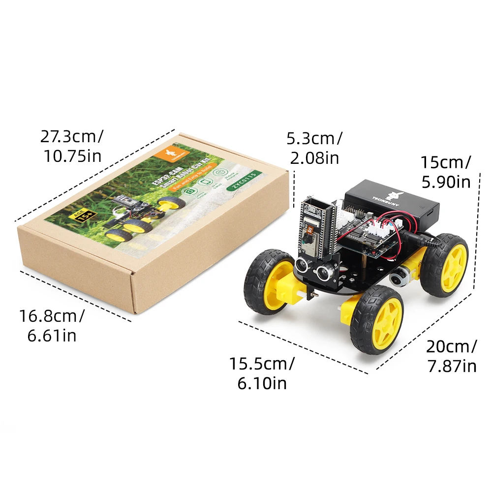 Esp 32 스마트 로봇 키트 Arduino 프로그래밍 가능 코드 Esp32 카메라 베스트셀러 교육용 로봇 완전 자동화 키트 Gearbest