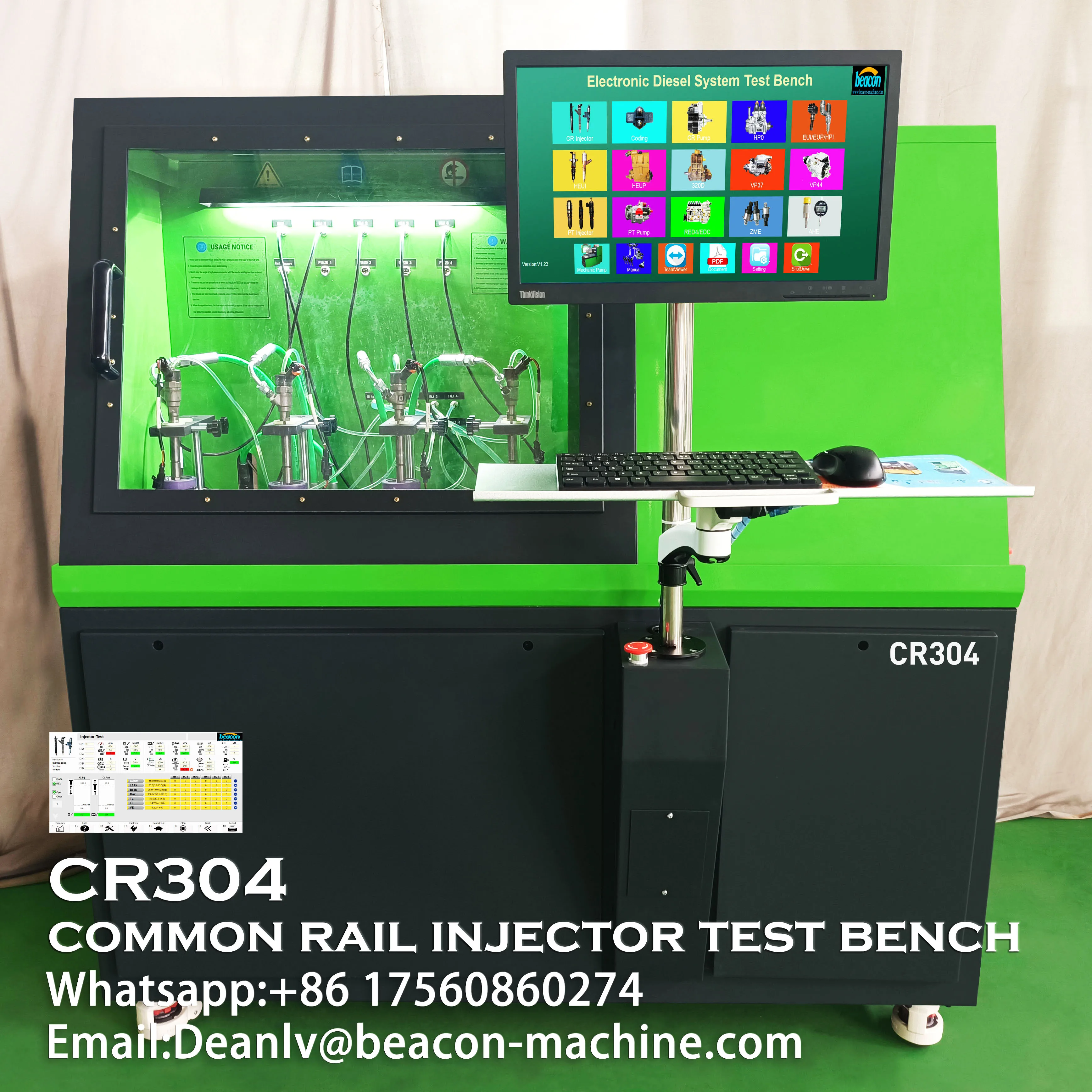 CR304-Common-Rail-Injector-Test-Stand-Testing-4-Injector-Same-Time ...
