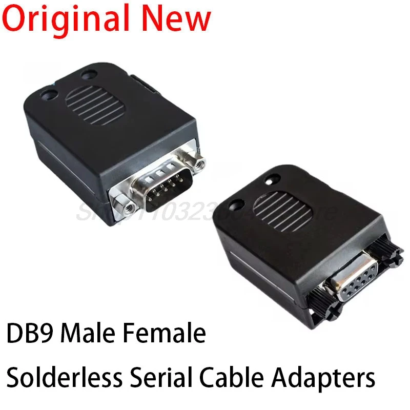 DB9-Connector-D-SUB-9Pin-male-female-solderless-serial-AWG-Wire-cable ...