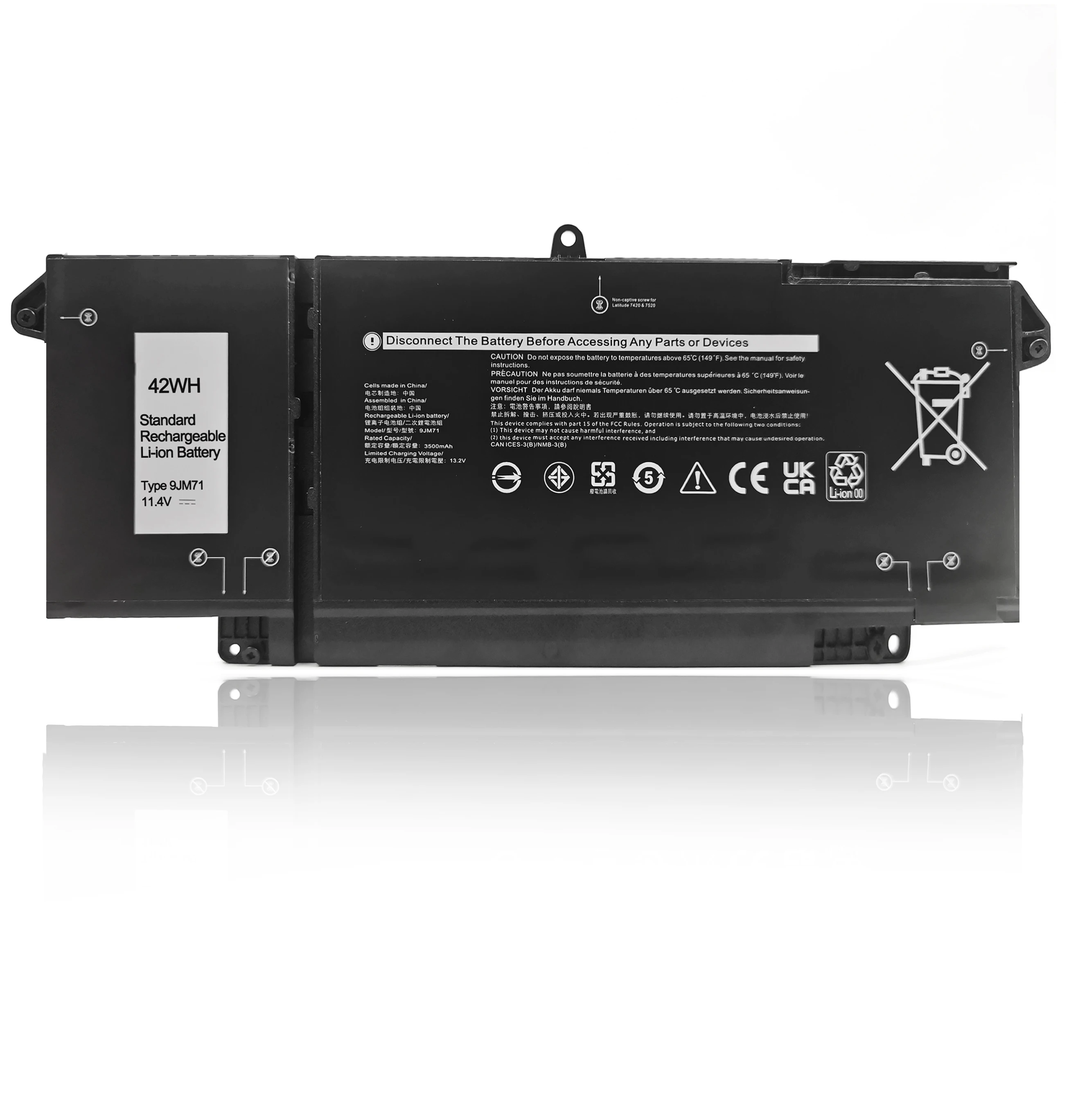 15-2V-63Wh-7FMXV-Battery-for-D-ell-L-atitude-5320-7320-7420-7520-0TN2GY ...