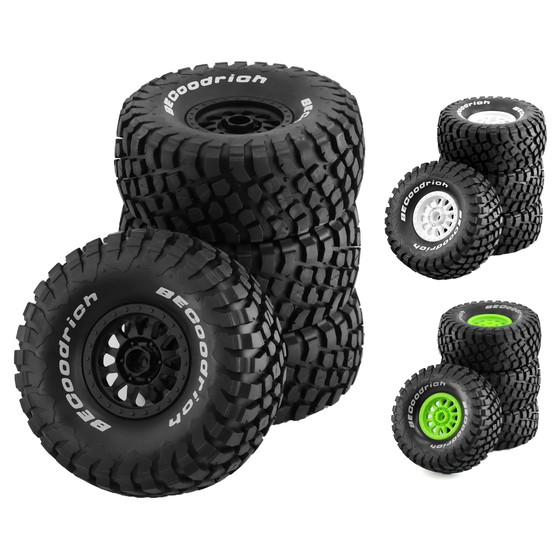 4Pcs 138mm 1/7 Desert Short Course Truck Tire 17mm Wheel Hex for ARRMA ...