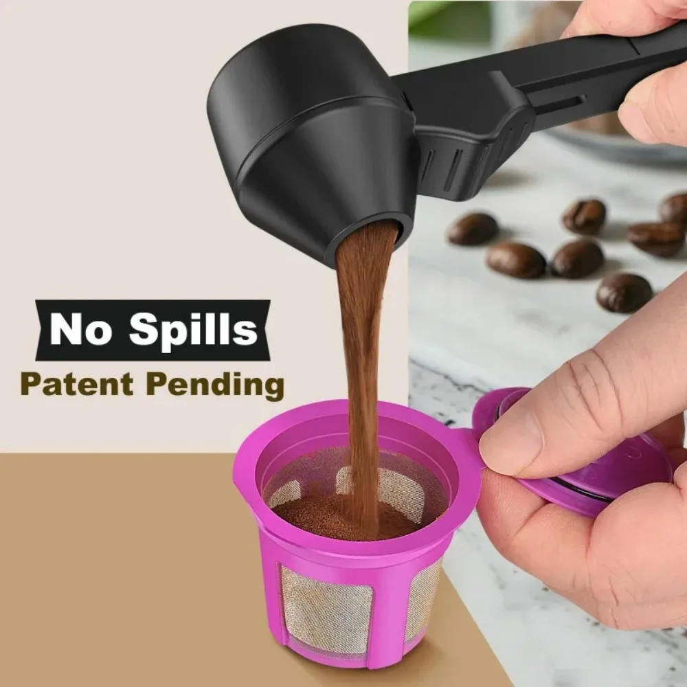 Coffee Slide Spoon with Long Handle, Large Capacity, Leak Proof ...