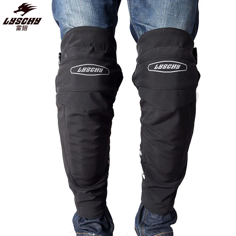 LYSCHY Winter Motorcycle Knee Pads Thickened Warm Windproof Cold ...