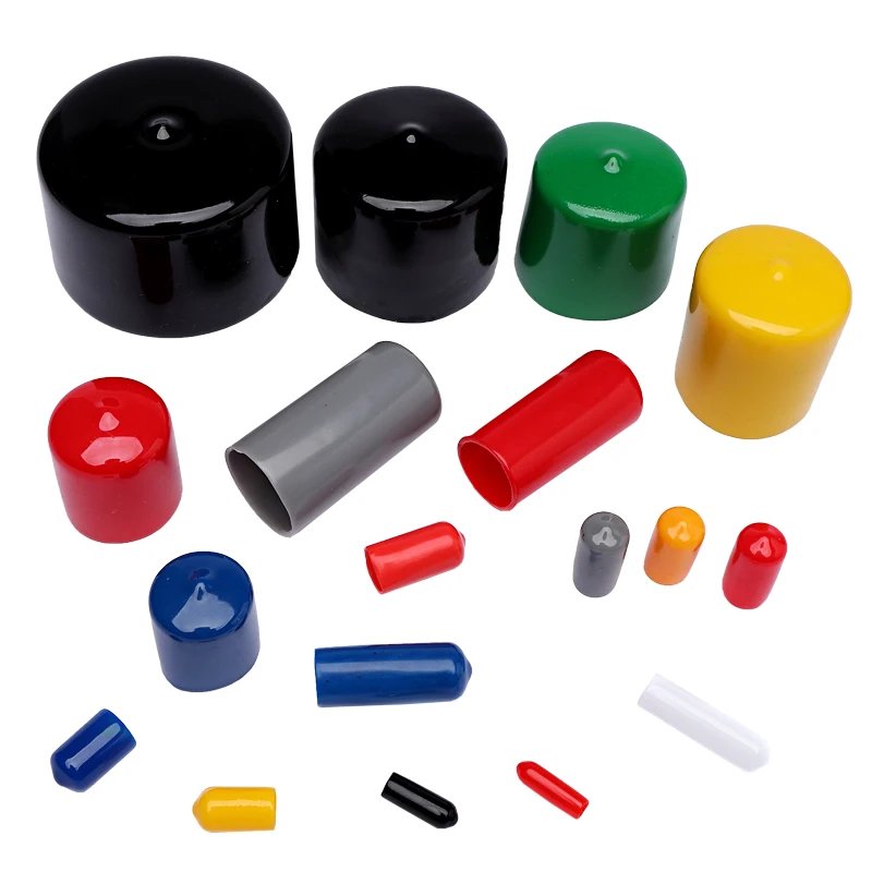 Rubber Cap Soft Sheath Plug Stopper Threaded Cover Seals Silicone Head ...