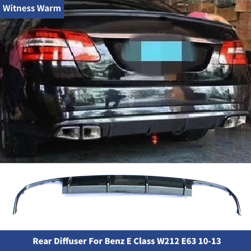 Car-styling-Carbon-Fiber-frp-Rear-Diffuser-Lip-for-Benz-E-class-W212 ...