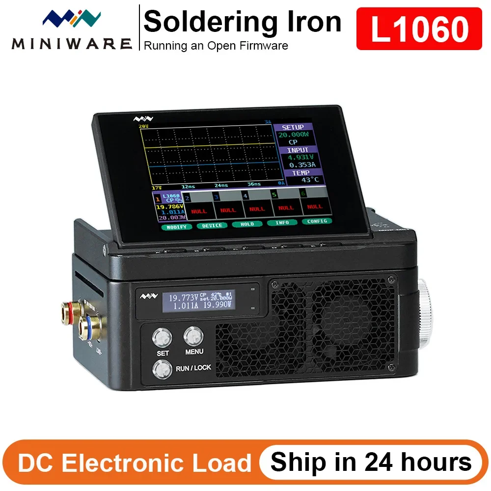MDP-L1060 Miniware DC Electronic Load Adjustable Digital DC Power ...