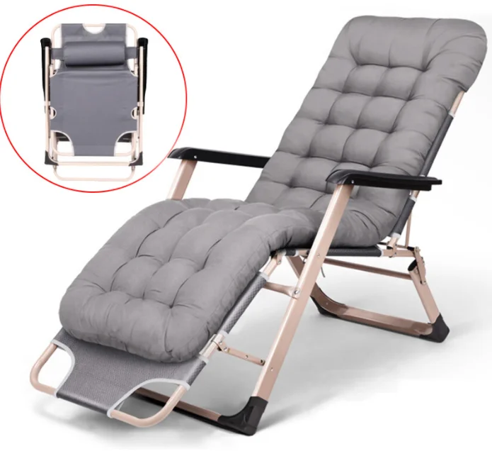 Outdoor convenient folding chair office chair folding bed beach chair ...