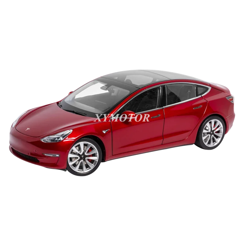 1/18 For Tesla Model 3 Diecast Model Car Toys Gift Display Collection ...