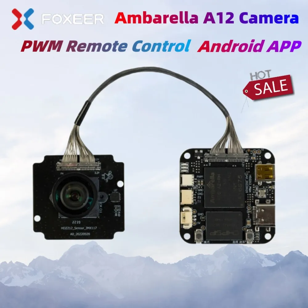 Foxeer-4K-Ambarella-A12-Camera-UAV-PWM-Remote-Control-WiFi ...