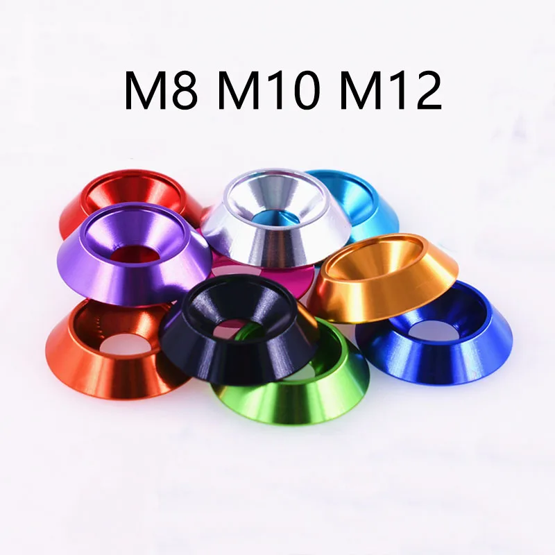 1Pcs-M8-M10-M12-Aluminum-Colorful-Countersunk-Umbrella-Flat-Head-Screw ...