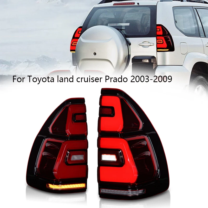 Car-Rear-Tail-Lights-Assembly-For-Toyota-Land-Cruiser-Prado-RZJ120 ...