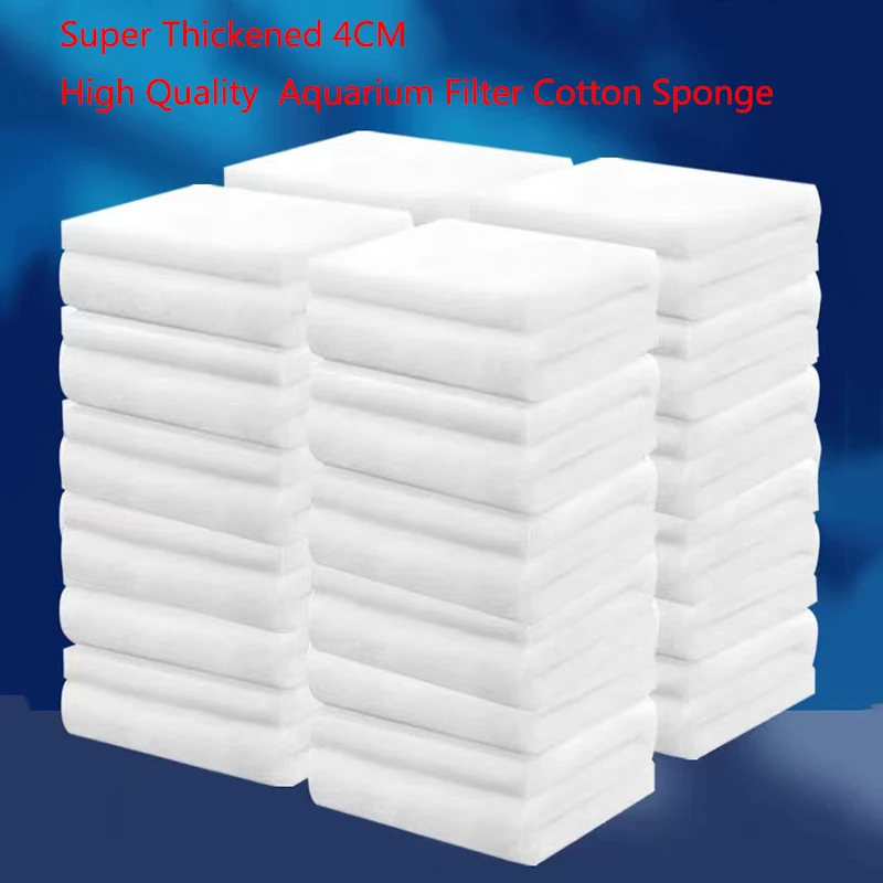 4CM-Super-Thick-Encryption-Aquarium-Filter-Biochemical-Cotton-Sponge ...