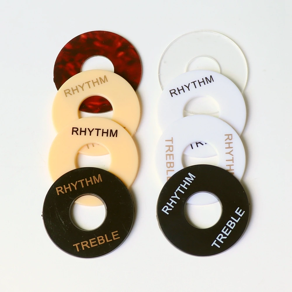 Donlis-2pcs-pack-Ivory-Black-Color-Lp-Guitar-Toggle-Switch-Disk-Plate ...