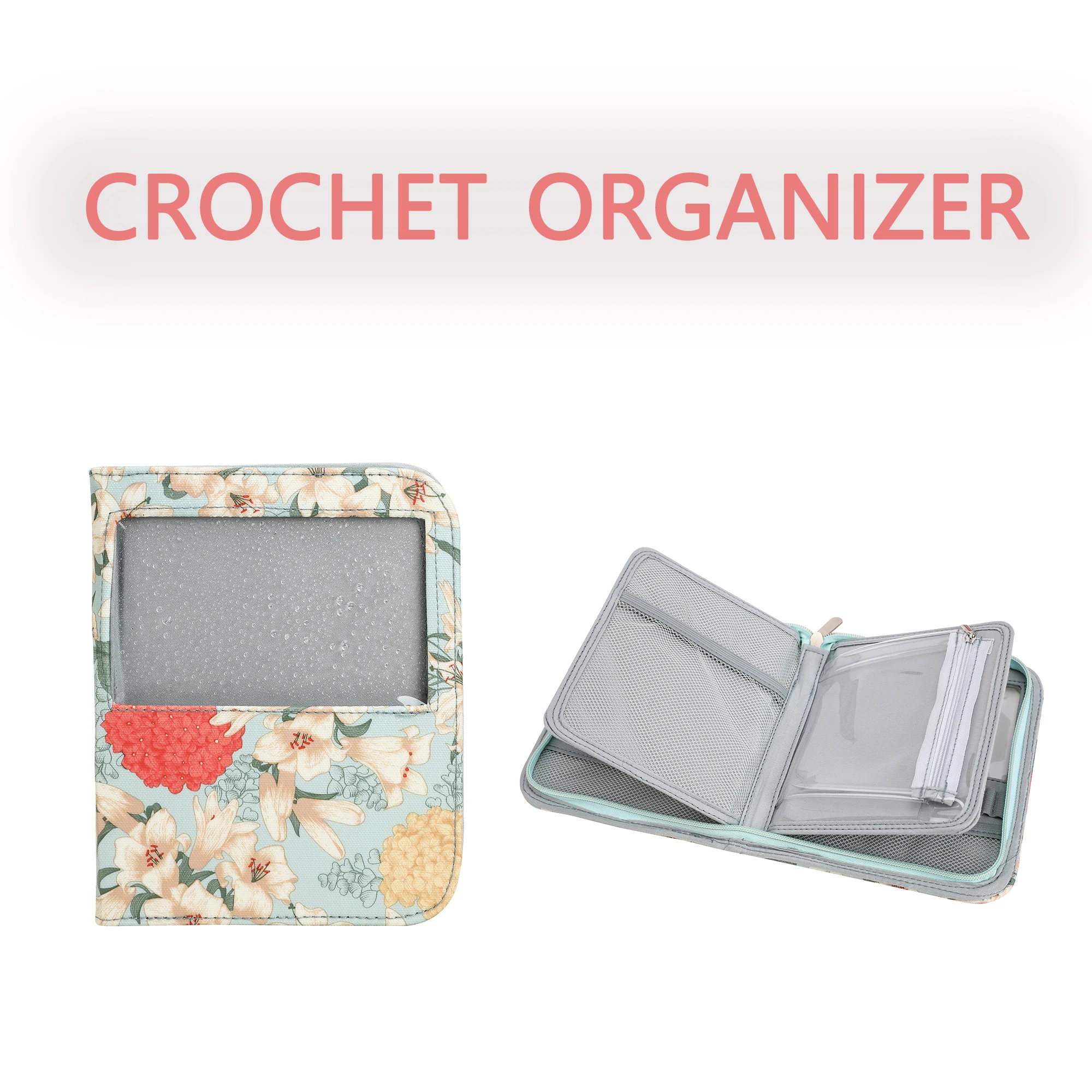 Luxurious Portable Knitting Tool Organizer, Crochet Organizer, Knitting ...