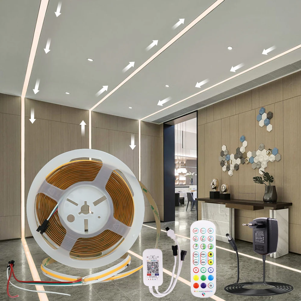 Wasserlauf-cob-led-streifen-licht-ws2811-ic-flie-endes-wasser-led ...