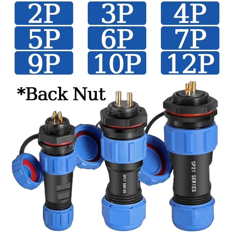 SP13-SP16-SP17-SP20-SP21-Aviation-Connectors-Plug-Socket-Panel-Mount ...