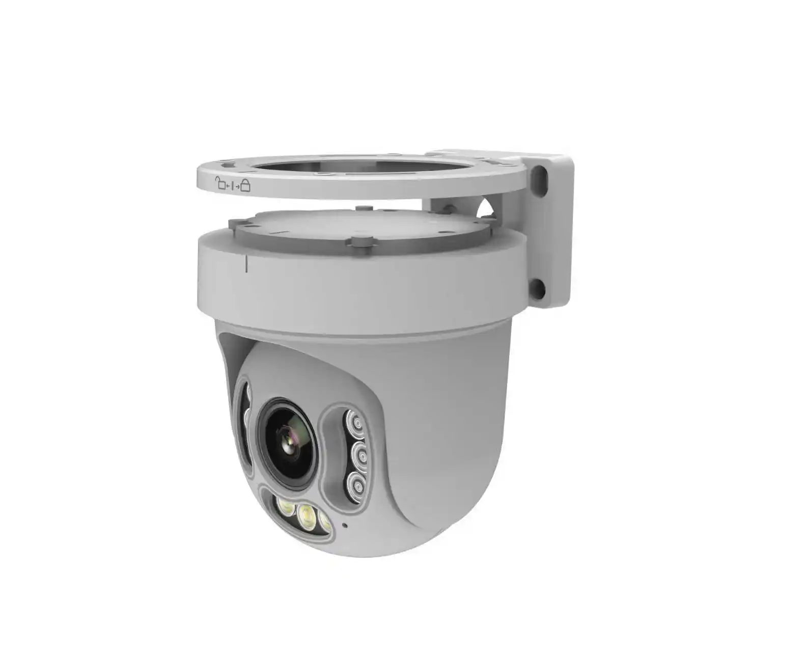 4K 30fps HiEasy 8MP 30X ZOOM POE Auto Tracking IP Camera PTZ Speed Dome ...