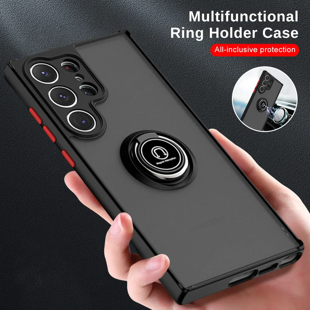 For-Samsung-Galaxy-S23-Ultra-Case-Matte-Armor-Camera-Protect-Cover ...