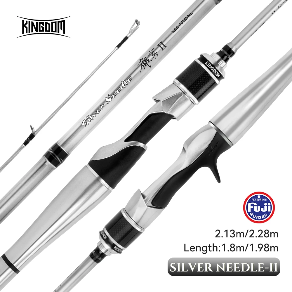 Kingdom SILVER NEEDLE Fishing Rod Ultralight Fast Spinning Rod 2 ...