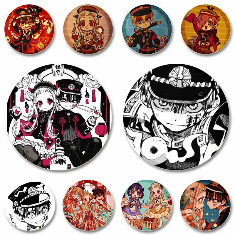 Handmade Enamel Pins Jewelry Accessories Anime Toilet Bound Hanako kun ...