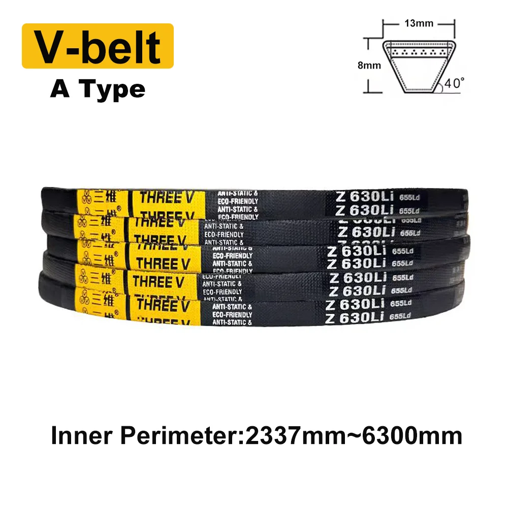 V Belt Type A Rubber Drive Conveyor Belts Power Transmission Strap ...
