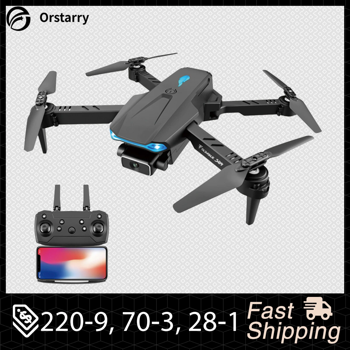 S89 Mini Drone 4K HD Dual Camera Protable Remote Control Helicopters ...