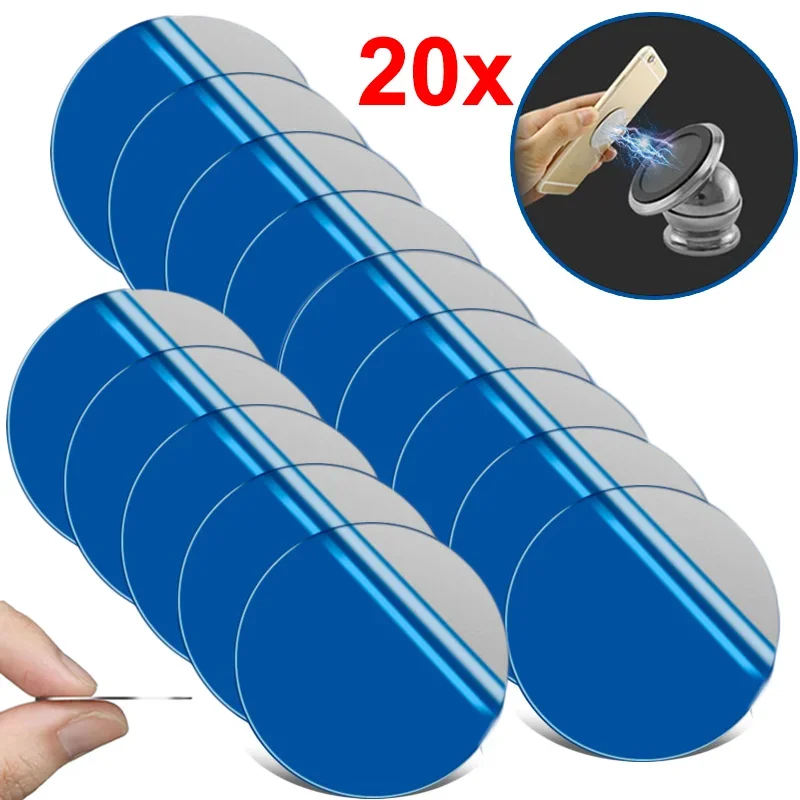 1-20Pcs-Magnetic-Metal-Plate-for-Magnetic-Car-Phone-Holder-Universal ...