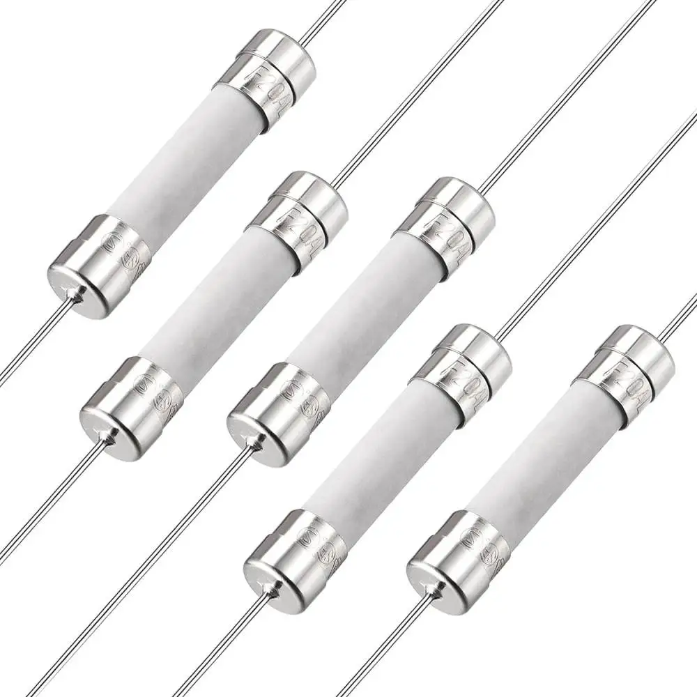 100PCS 6*30mm Ceramic Fuse Fast Blow Tube Fuse With a Pin 6X30MM 250V ...