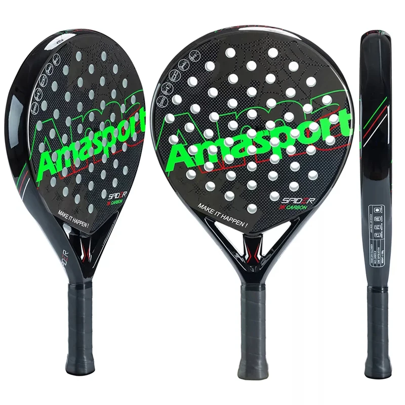 Original Padel Racket Carbon Fiber 3K Paddle Shovel Paddleball Racket ...