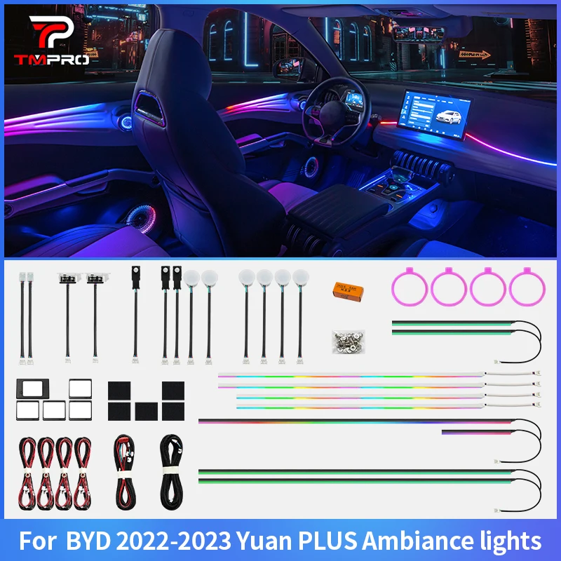 TMPRO-64-Colors-LED-Safety-assistance-systems-Ambient-Lighting-For-BYD ...