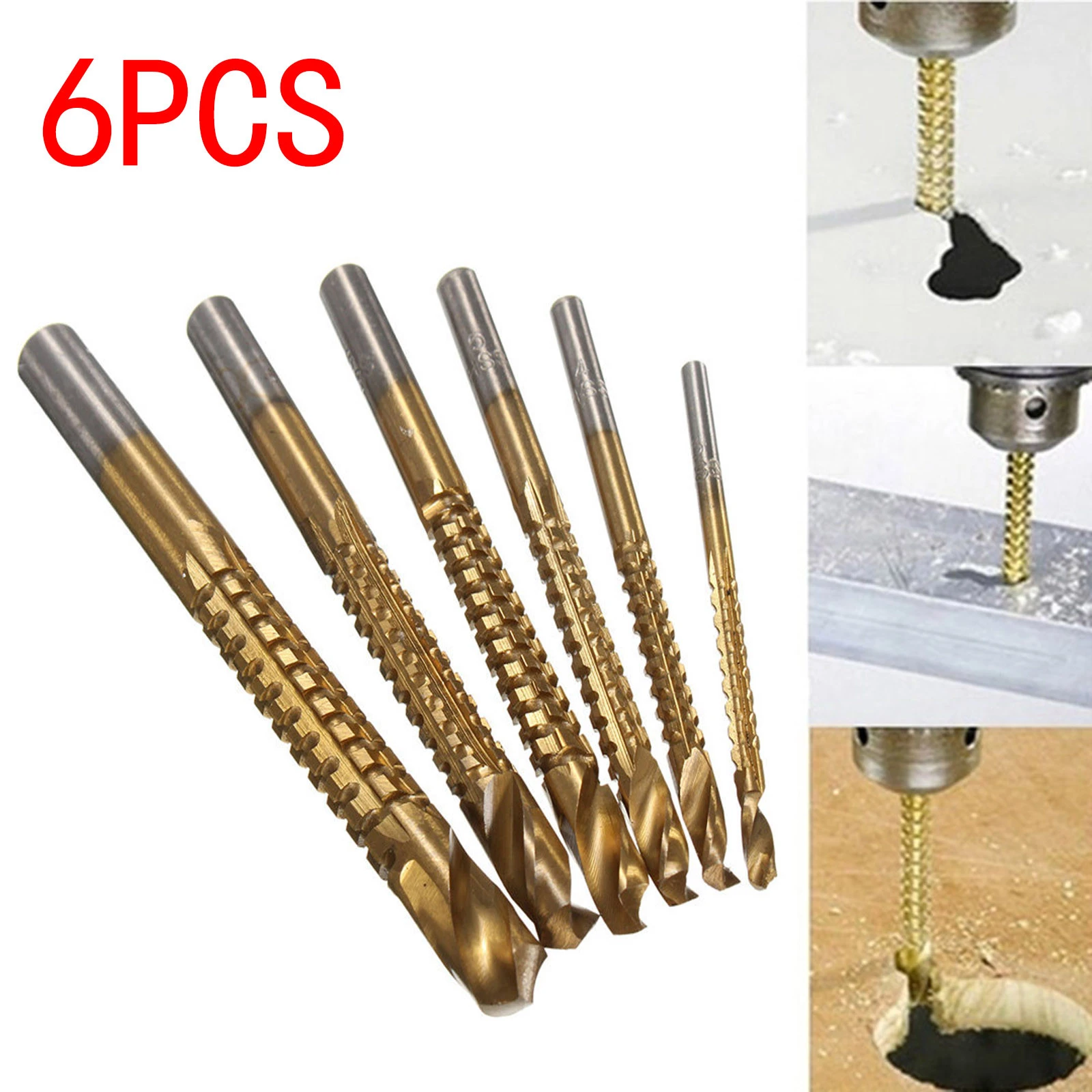 Woodworking Bit Cutting Hole Saw Carpenter Cutting Tool Drill Spiral ...