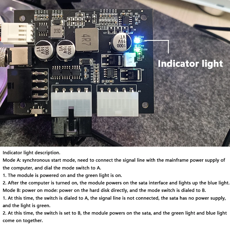 Generic Dc12v To Sata Power Supply 200w Hdd Ssd External Power Supply ...