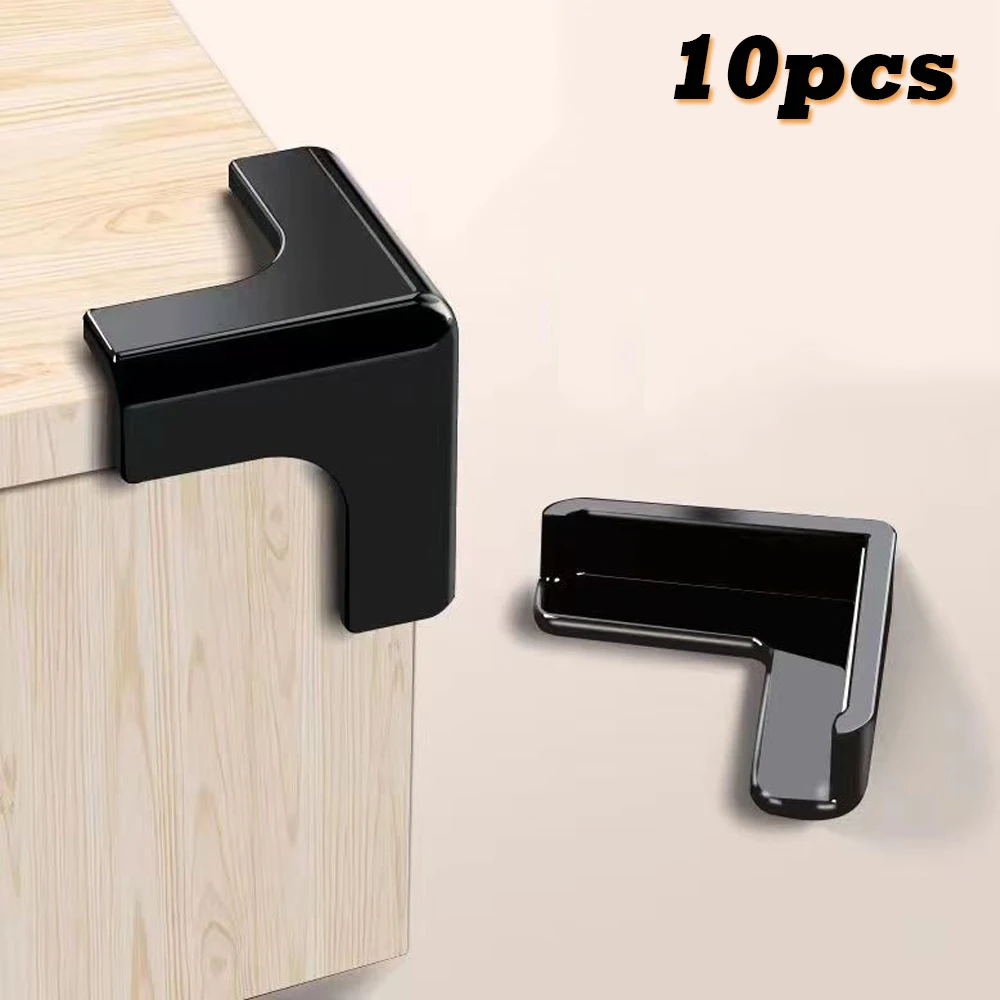 10PCS-Black-Corner-Protector-Baby-Safety-Silicone-Anti-Collision-Corner ...