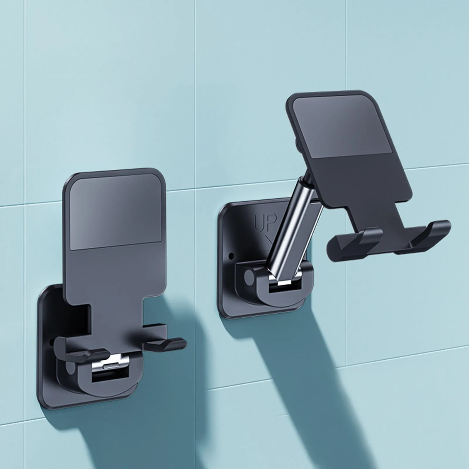 Wall-Mount-Cell-Phone-Holder-Extendable-Adjustable-Smartphone-Stand ...