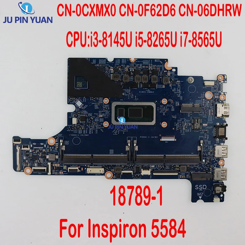 18789-1-Mainboard-For-Dell-Inspiron-5584-Laptop-Motherboard-CPU-i3 ...