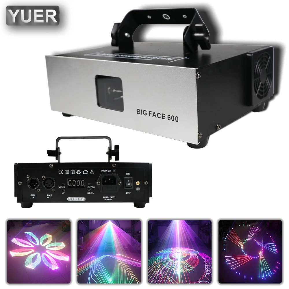 RGB-600mw-1W-Laser-Projector-Scanner-Stage-Laser-Light-Show-DMX512-DJ ...