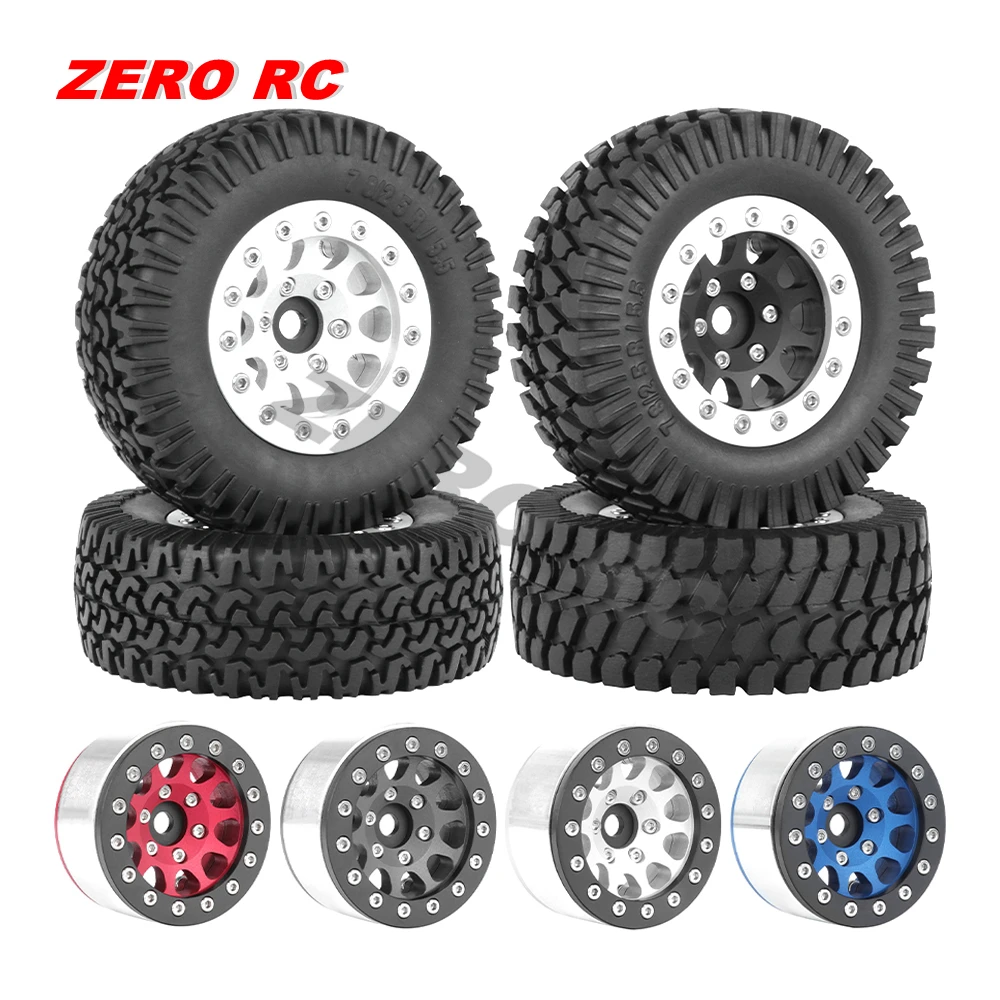 ALUMINUM-OFF-ROAD-Assembled-1-55-Beadlock-Wheel-With-Tires-76x27mm-For ...