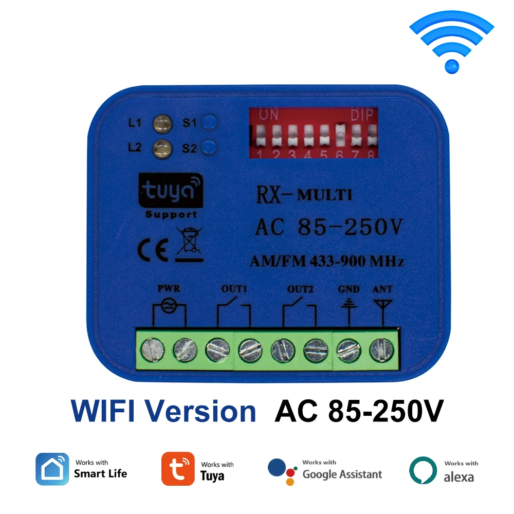 433-868MHz-RX-MULTI-Tuya-Smart-Home-Automation-WIFI-300-900MHz-Rolling ...