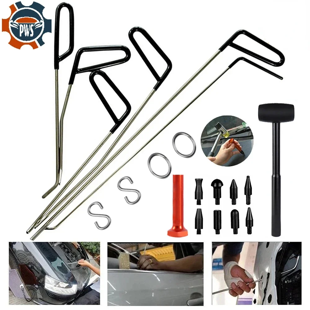 New-Car-Dent-Repair-Hail-Remover-Hooks-Rods-Auto-Paintless-Dent-Removal ...