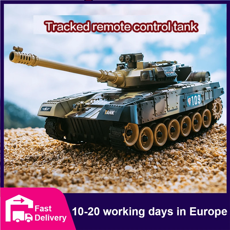 RC Tank 7Ch 2.4G 1/30 Remote Control Crawler Tank Model World War ...