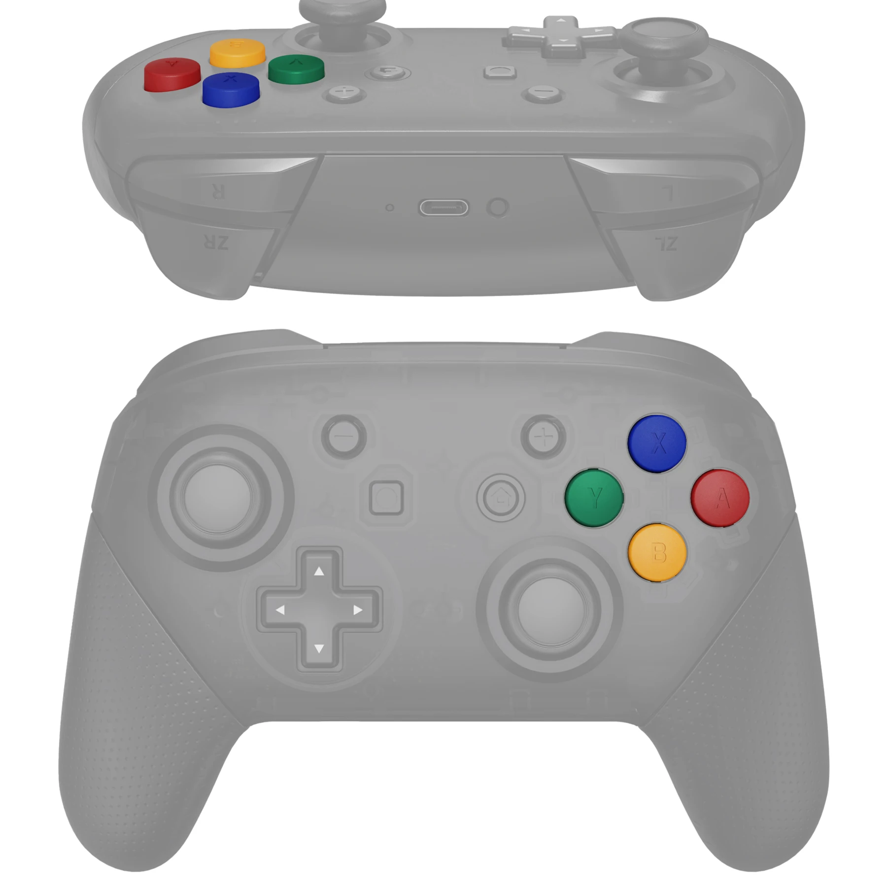 Botones ABXY de reparación de colores extremos para Nintendo Switch Pro ...