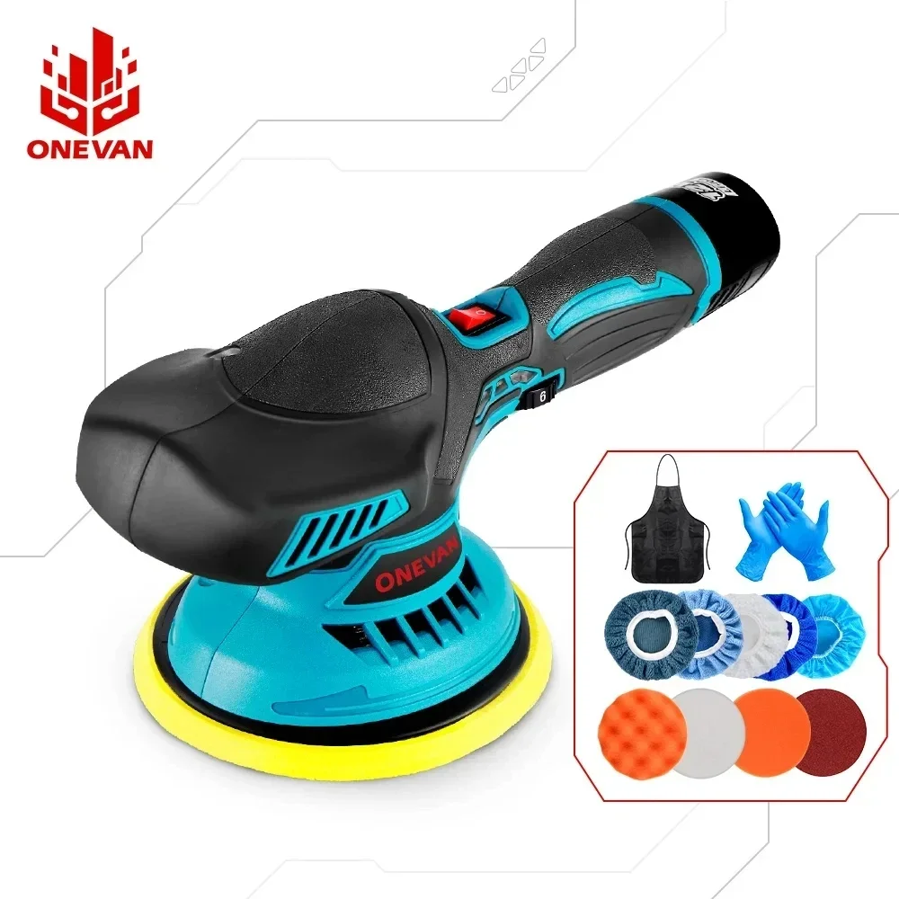 6000RPM-Cordless-Mini-Polisher-6Gears-Car-Polishing-Machine-12V ...