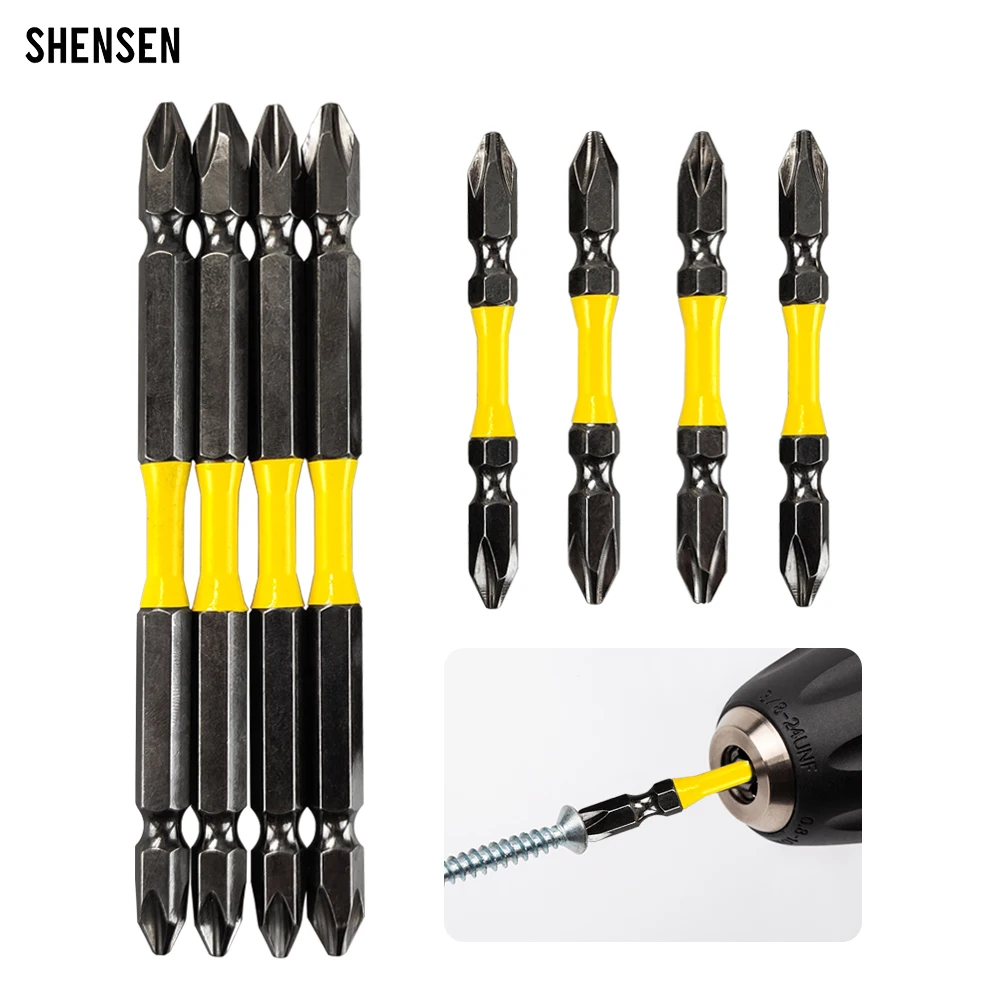 10Pcs-Double-End-Screwdriver-Bits-Cross-Head-Drill-Bit-S2-High-Alloy ...