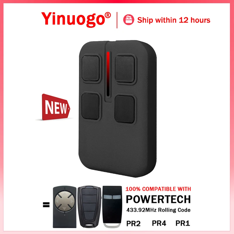 YNG801-Compatible-con-POWERTECH-PR4-PR1-PR2-Control-remoto-para-puerta-de-garaje-abridor-de ...