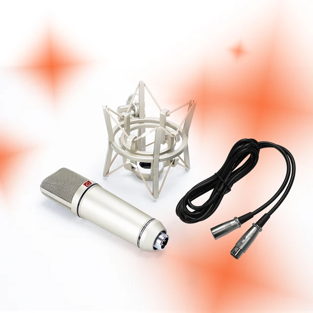 KINGLUCKY 2022 Cardioid Microphone, Metal Body, Condenser, Recording, For Notebook, Studio, For ...