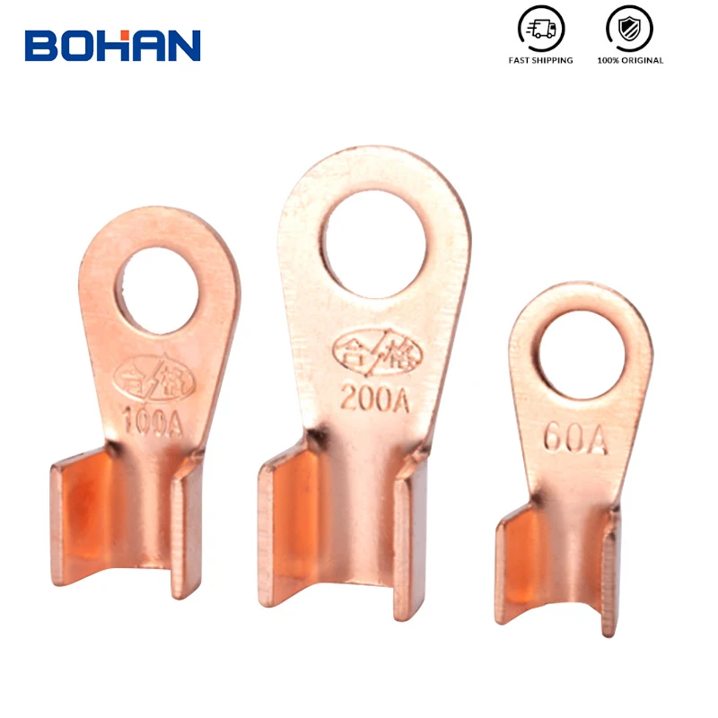 1/5/10/25pcs OT Terminal 10 20 30 40 50 60 80 100 150 200A Splice Wire ...