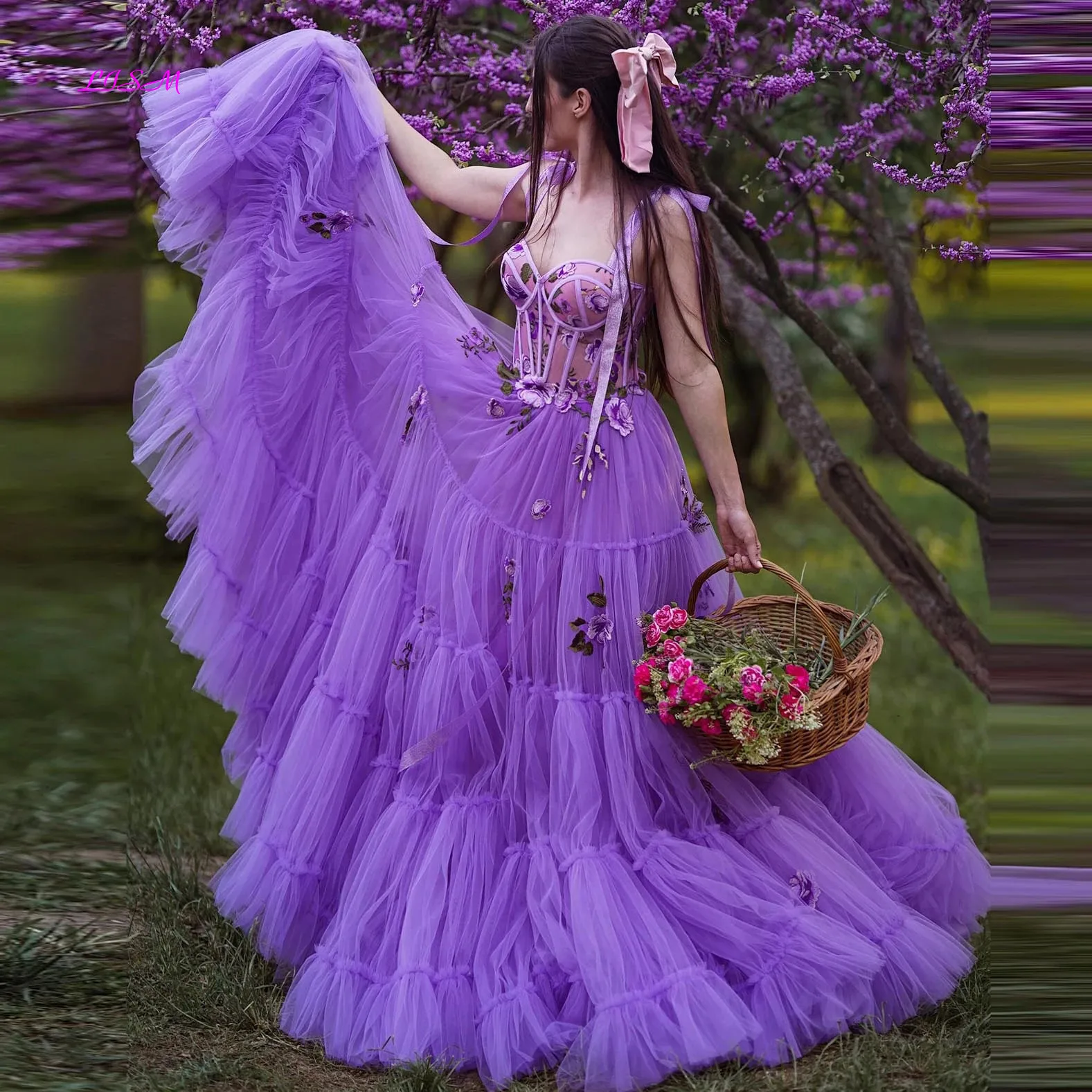 Purple Layered Dress