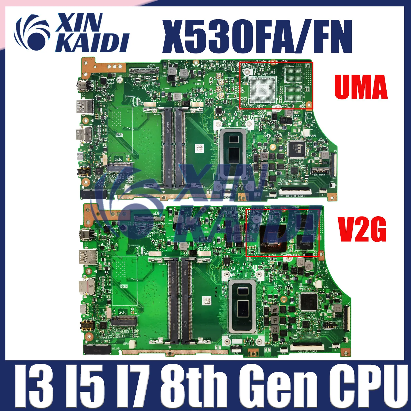 For ASUS VivoBook S15 X530FN X530F X530FF S5300F 6050A3250202 ...
