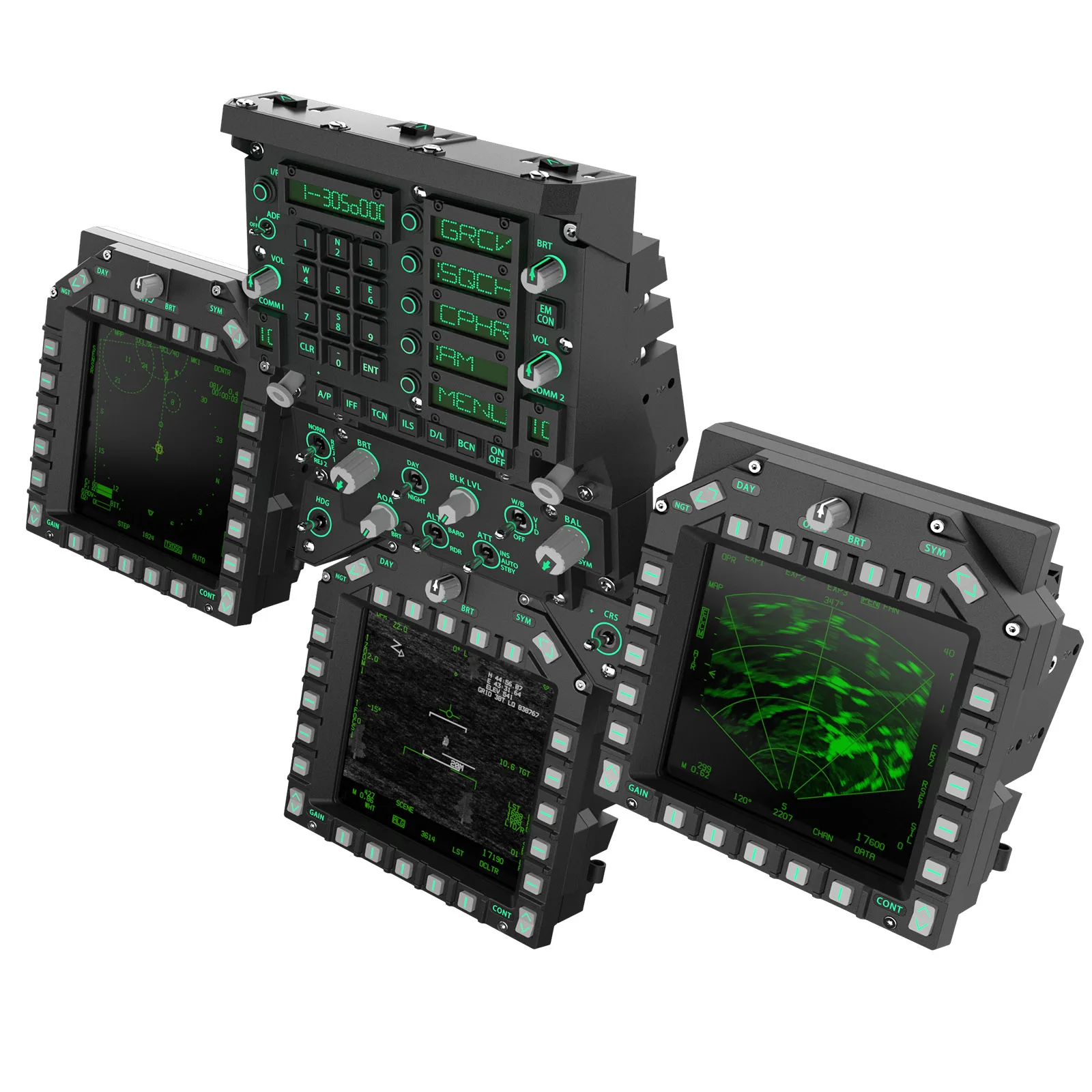 Flight-Wing-Win-F18-UFC-panel-DDI-HUD-switch-simulates-flight-cockpit ...