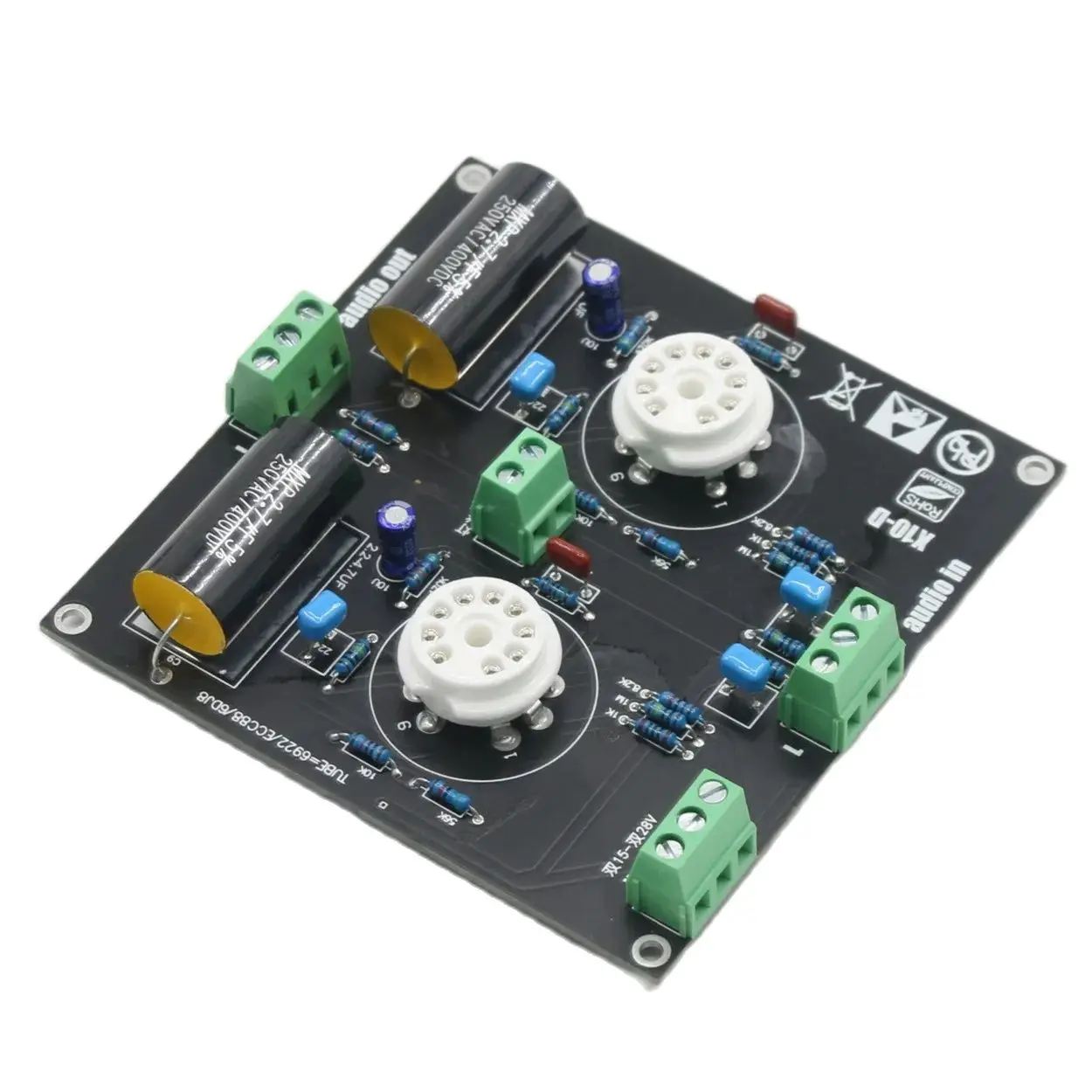 HiFi-6DJ8-6922-6N11-Tube-Buffer-Preamplifier-Board-Based-on-X10-D ...